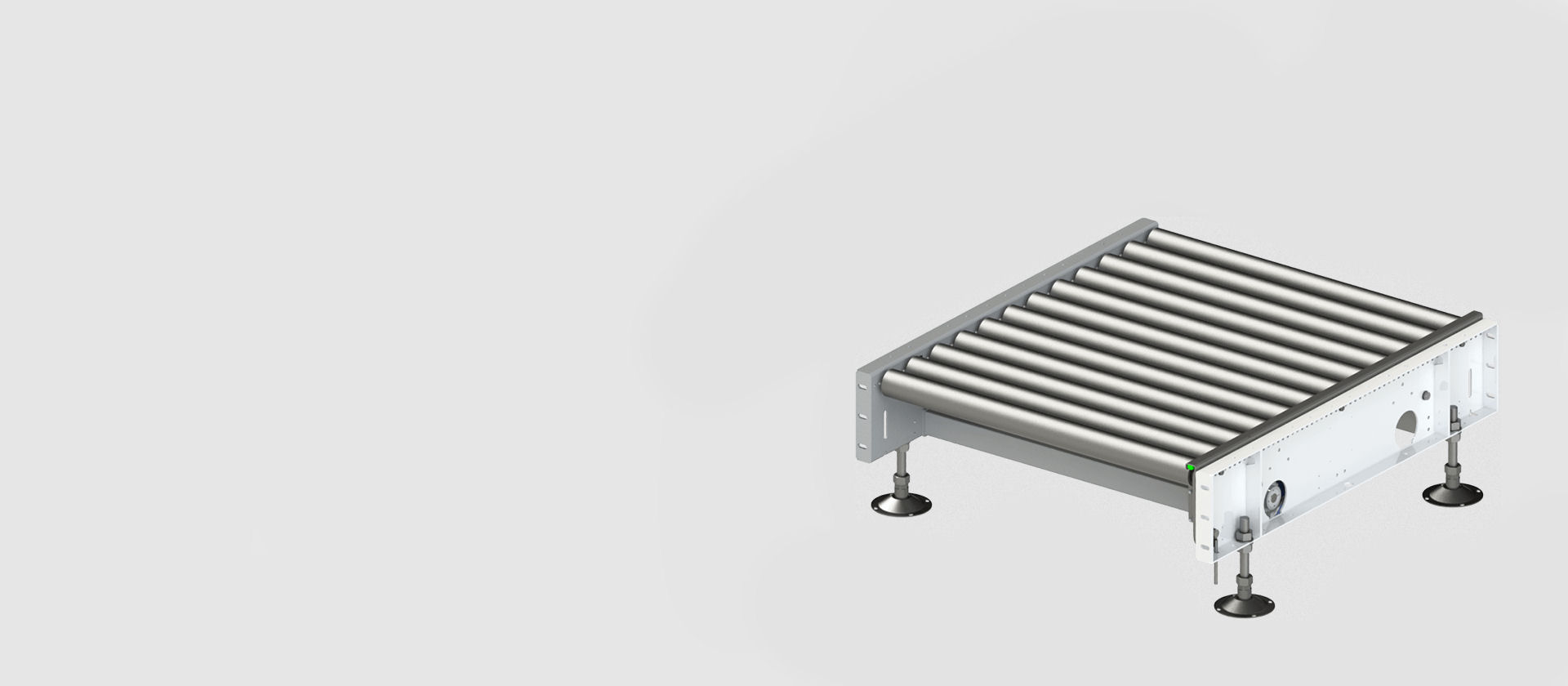 Pallet Handling Rollers - Production Line Automation